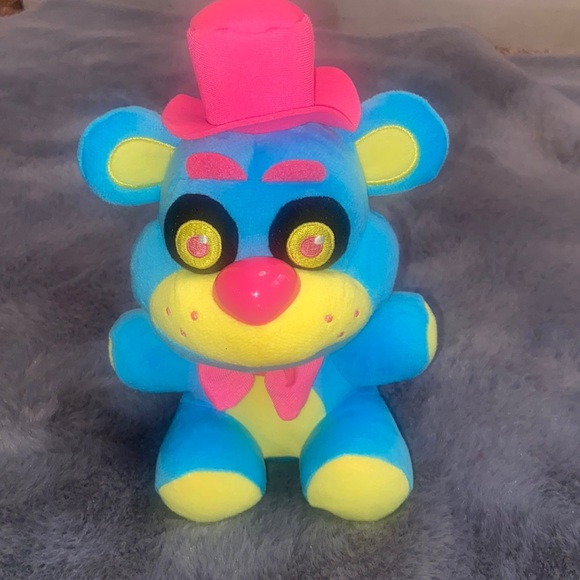 Funko | Toys | Used Five Nights At Freddys Blacklight Freddy Blue Plush ...